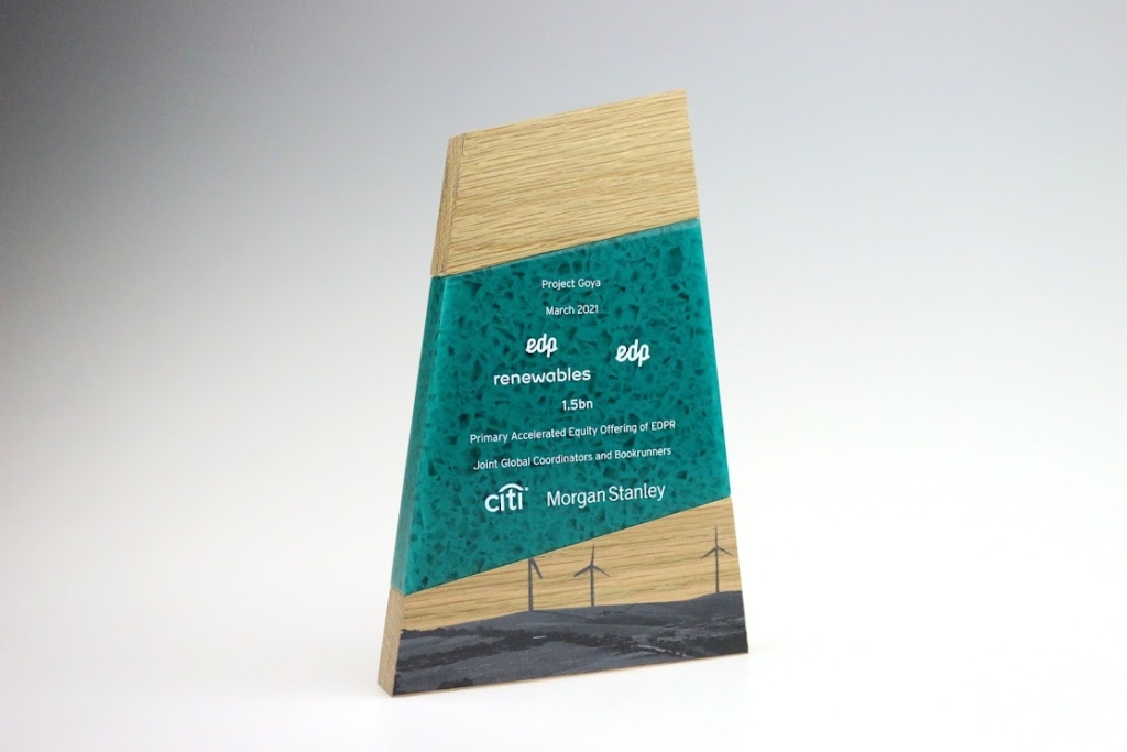 Financial tombstones design & manufactured in the UK